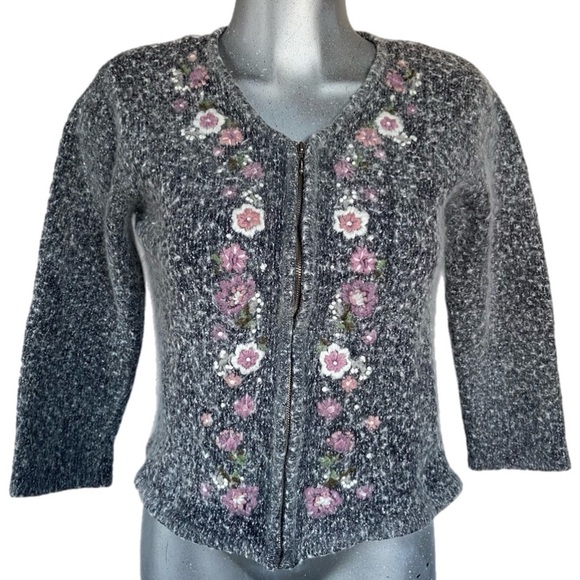 Dress Barn | Sweaters | Vintage Cottagecore Fairy Silk Angora Wool ...